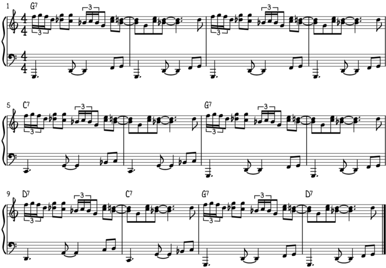 Essential Funky Blues Piano Chords and Bass - Piano With Jonny