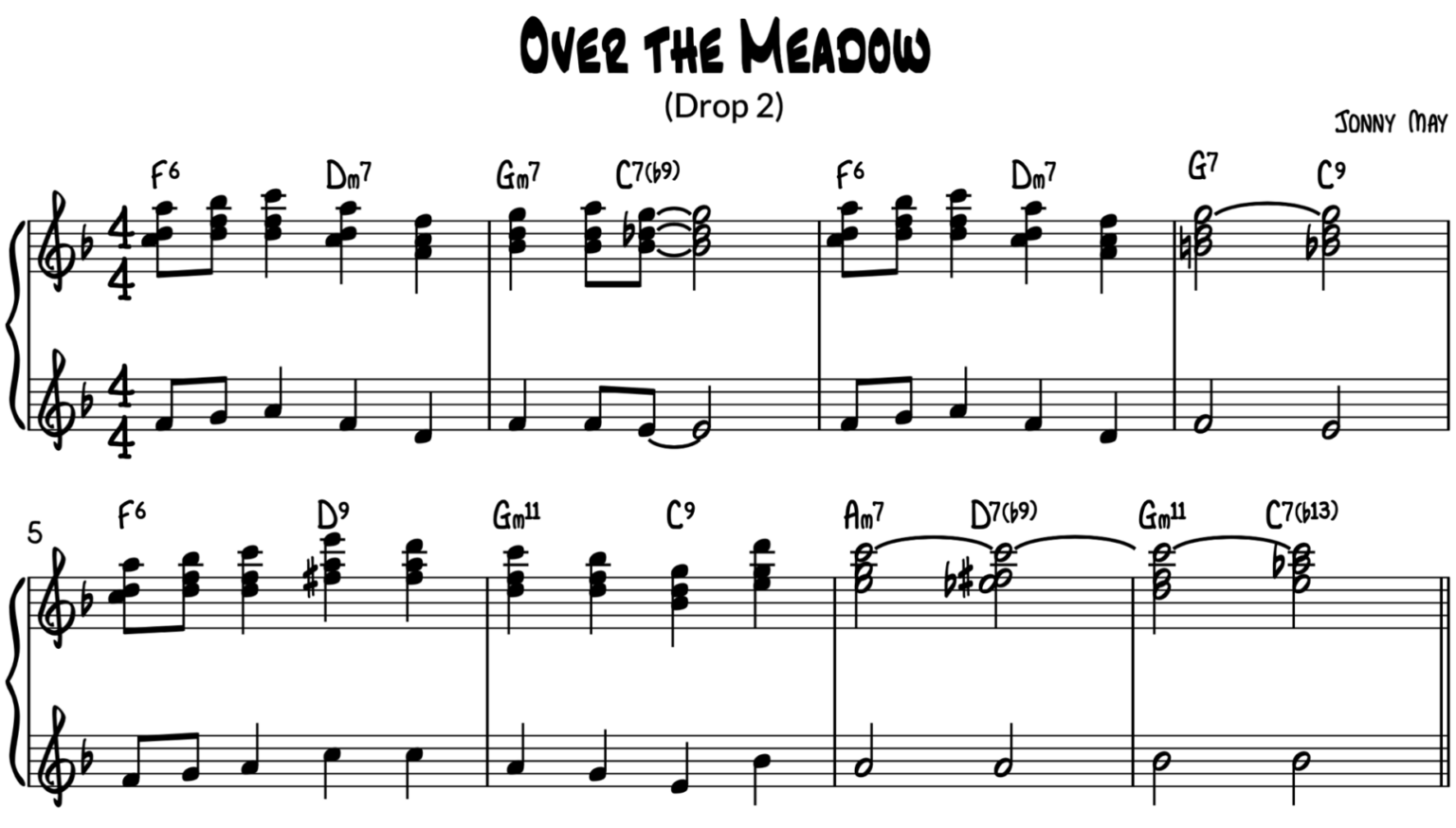 Drop 2 Piano Voicings - The Complete Guide - Piano With Jonny