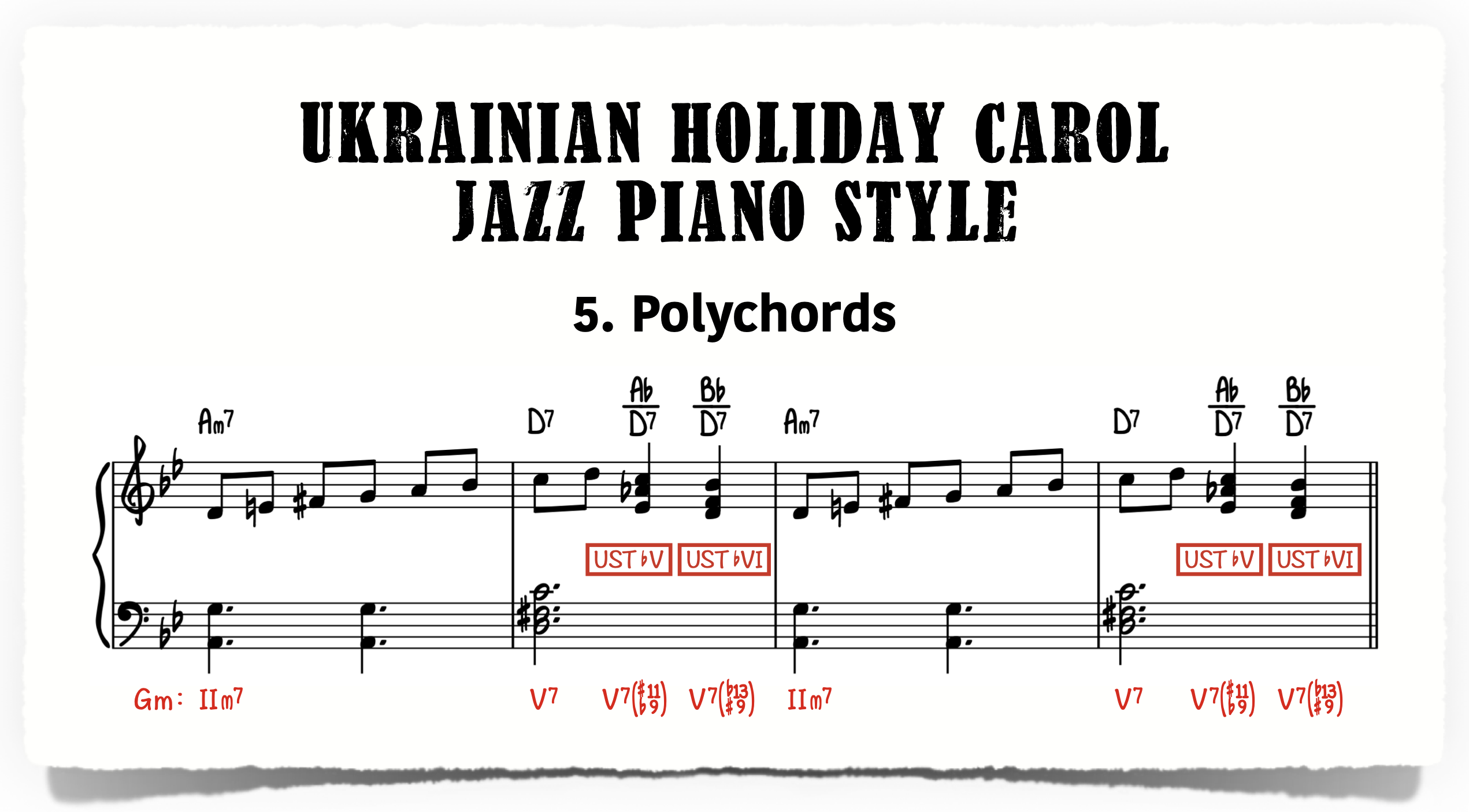 Play Carol of the Bells on Piano - Piano With Jonny