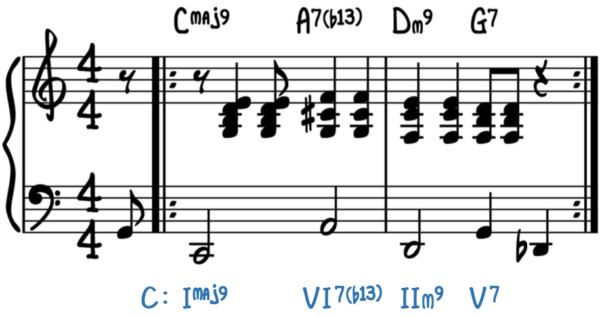 How to Play a Two-Feel Bass Line on Piano - Piano With Jonny