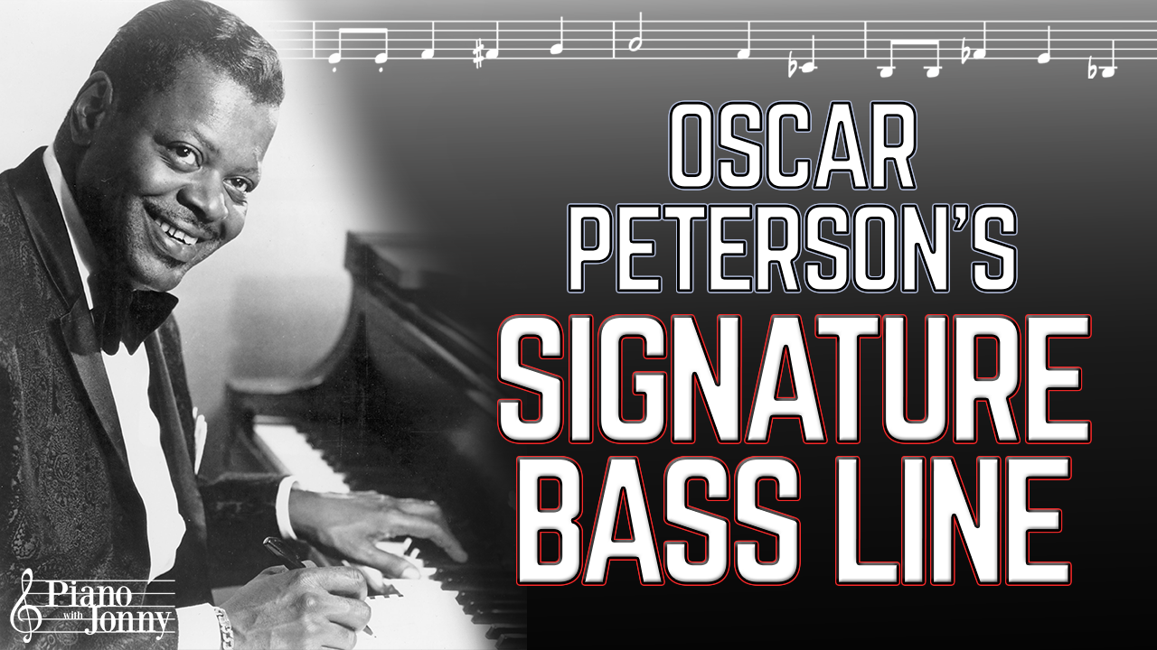 How to Play a Two-Feel Bass Line on Piano - Piano With Jonny